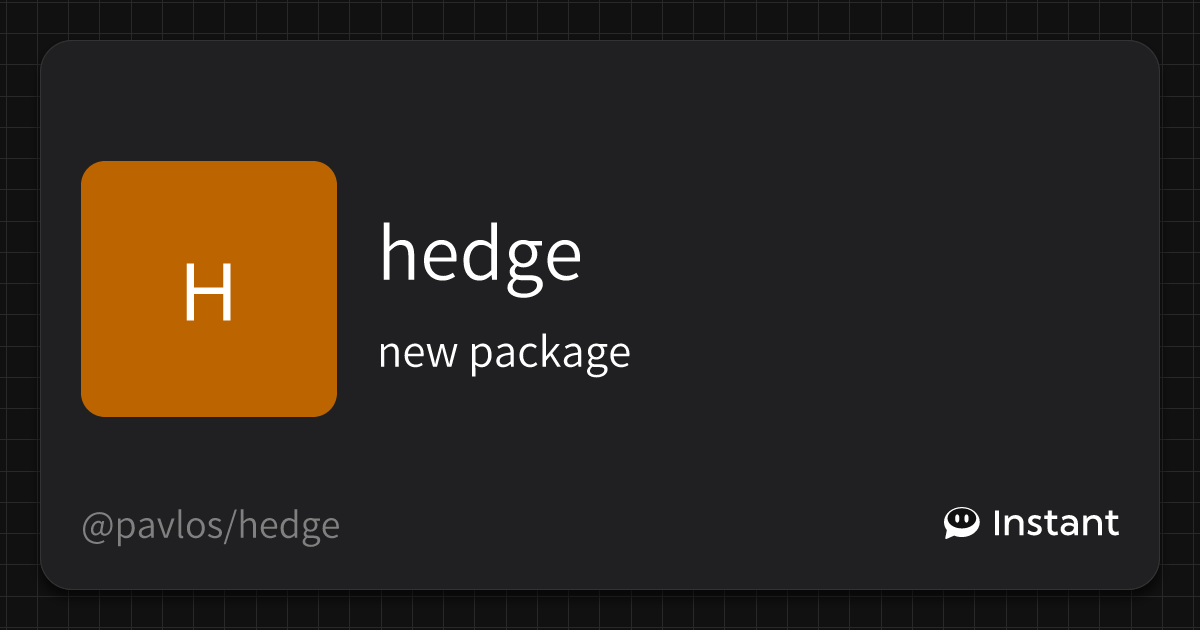 hedge | Instant.bot hedge | Instant.bot